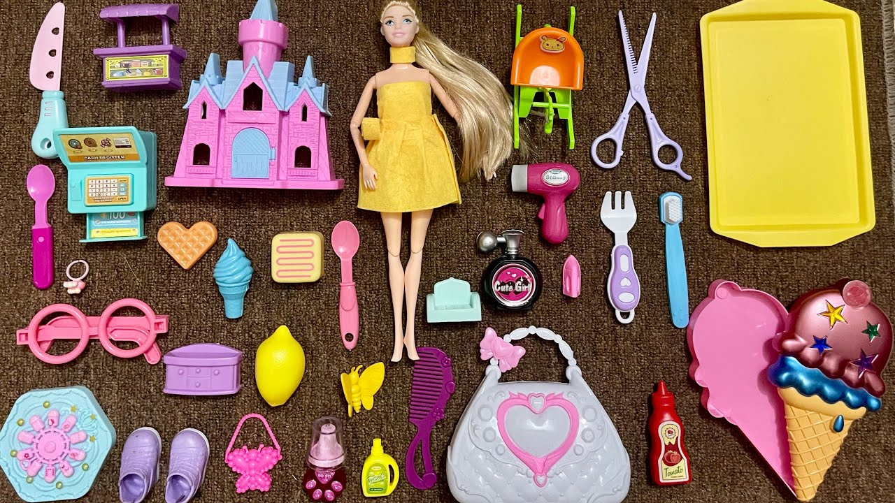 9 Minutes Satisfying with Unboxing Mini Cute Barbie Doll Collection I ...