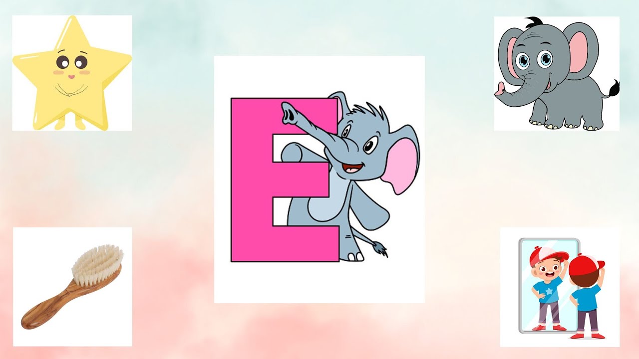 Como Escrever e Fazer a LETRA E - Educação Infantil - YouTube