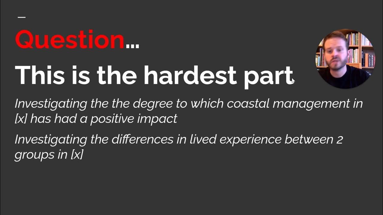 Edexcel A-Level Geography NEA Coursework Guide | Introduction Section - YouTube