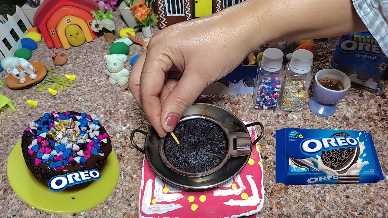 Quick Birthday Mini cakes |Miniature Oreo Cake | Miniature Oreo | Oreo ...