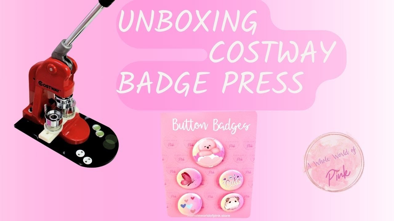 Unboxing The Badge Press Bundle We Use to Make our Adorable Button ...