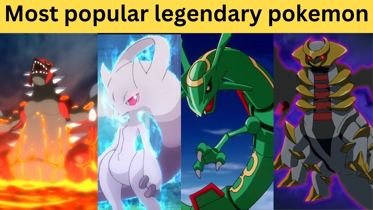 Top 10 most popular legendary pokemons in Hindi | Strongest legendary ...