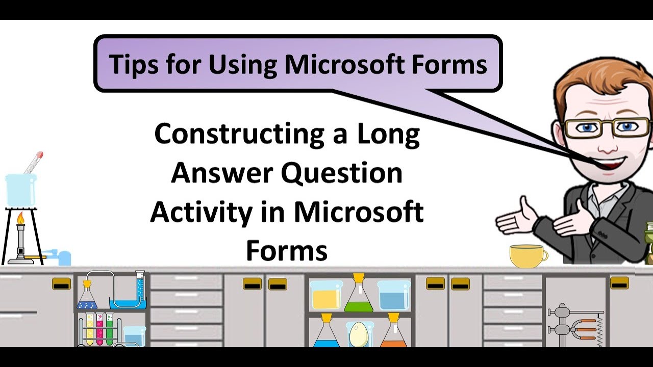 Constructing a Long Answer Question Activity in Microsoft Forms - YouTube