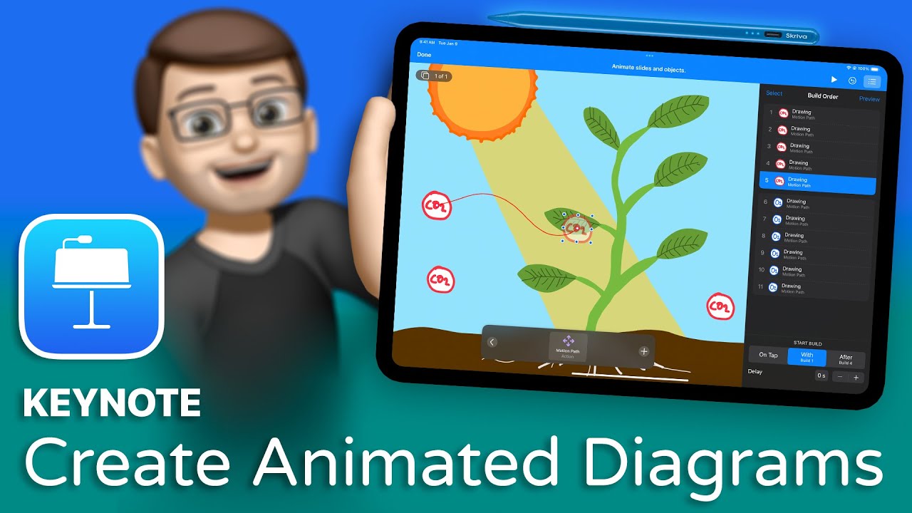 How to Draw and Create Animated Diagrams in Keynote on iPad - YouTube