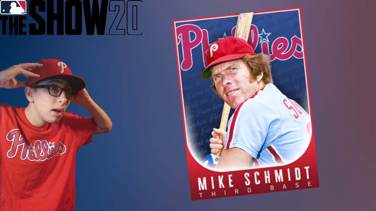 99 MIKE SCHMIDT FACE OF THE FRANCHISE DEBUT...MLB The Show 20 Diamond ...