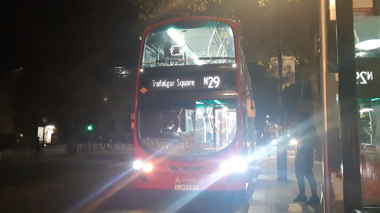 Shabby FRV - London Bus Route N29: Enfield - Trafalgar Square (Gemini 3 ...