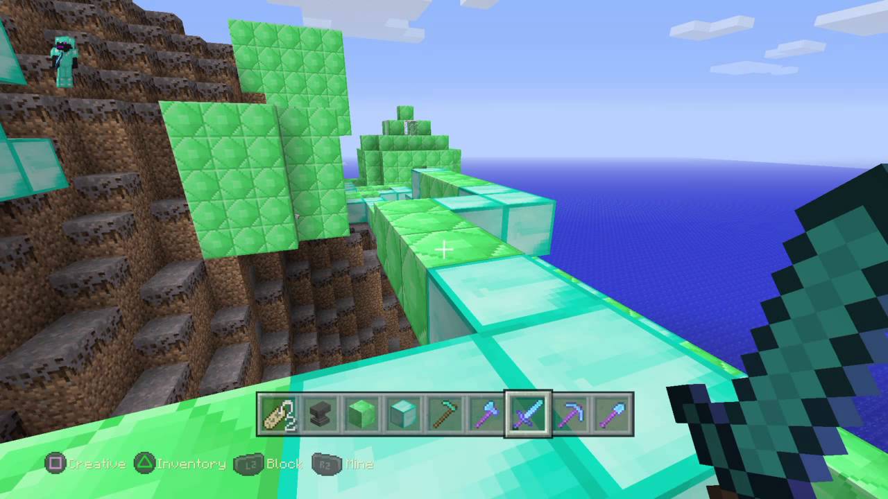 Minecraft: PS4 building my houses - YouTube