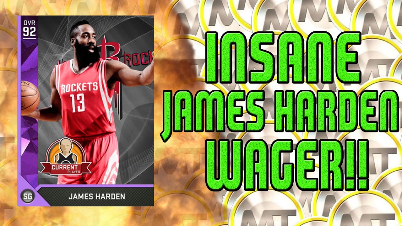 INSANE JAMES HARDEN WAGER - NBA 2K16!! - YouTube