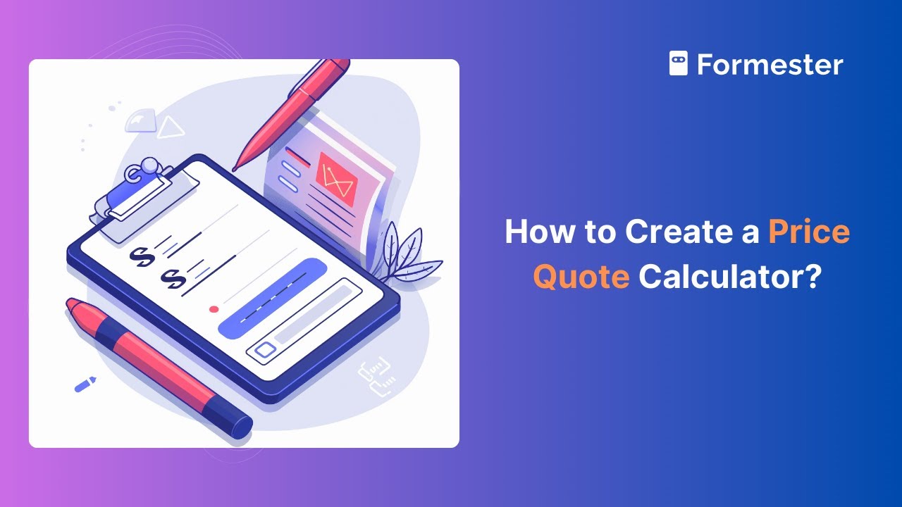 How to Create a Dynamic Price Quote Calculator and Cost Estimator for ...