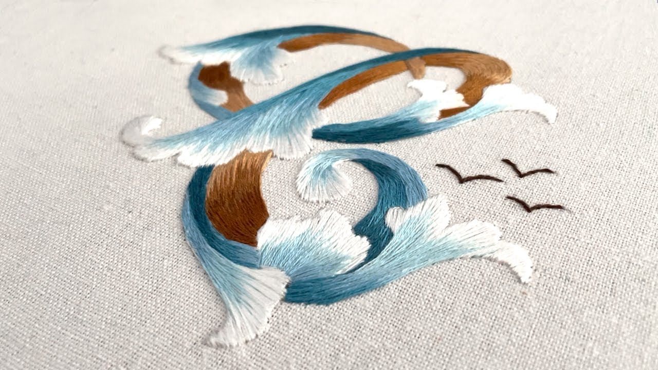 Needle Painting Embroidery Tutorial | Part 1 - YouTube