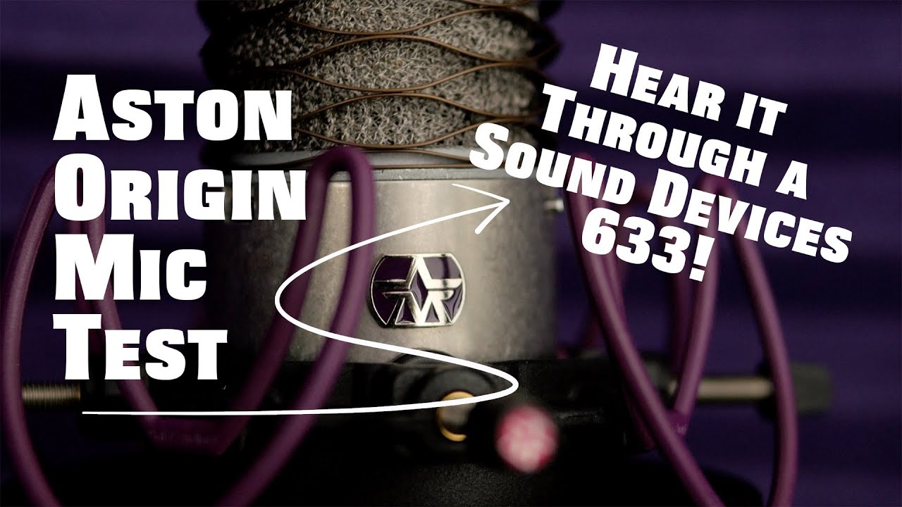 Aston Origin Mic Voice Over Test with Halo reflection filter - YouTube