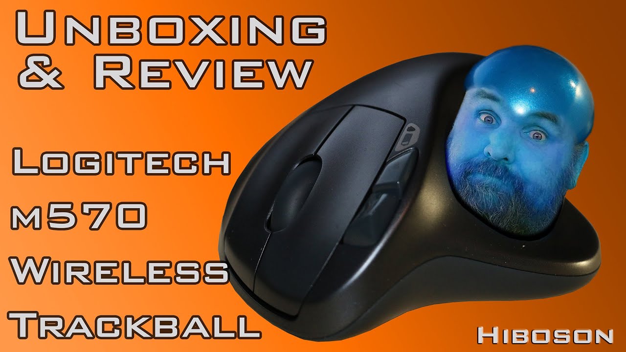 Logitech m570 Wireless Trackball - Unboxing & Review - YouTube