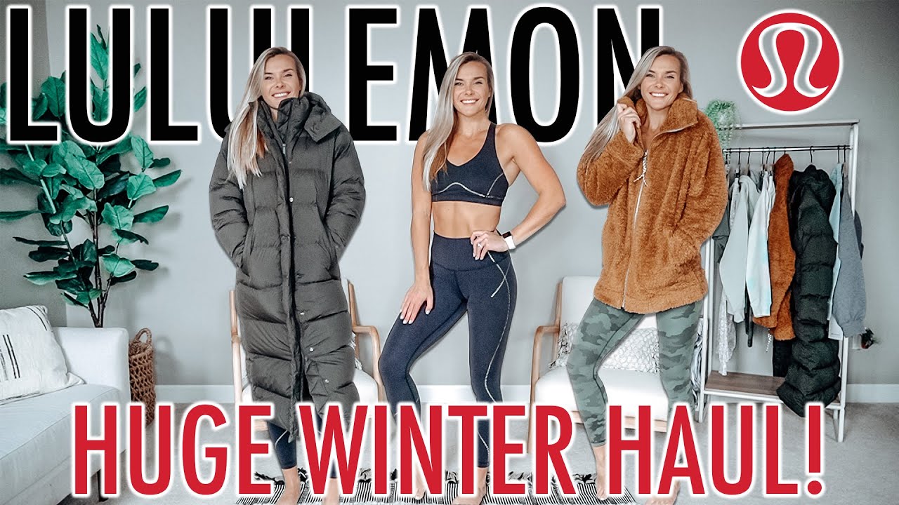 HUGE LULULEMON WINTER HAUL! - YouTube