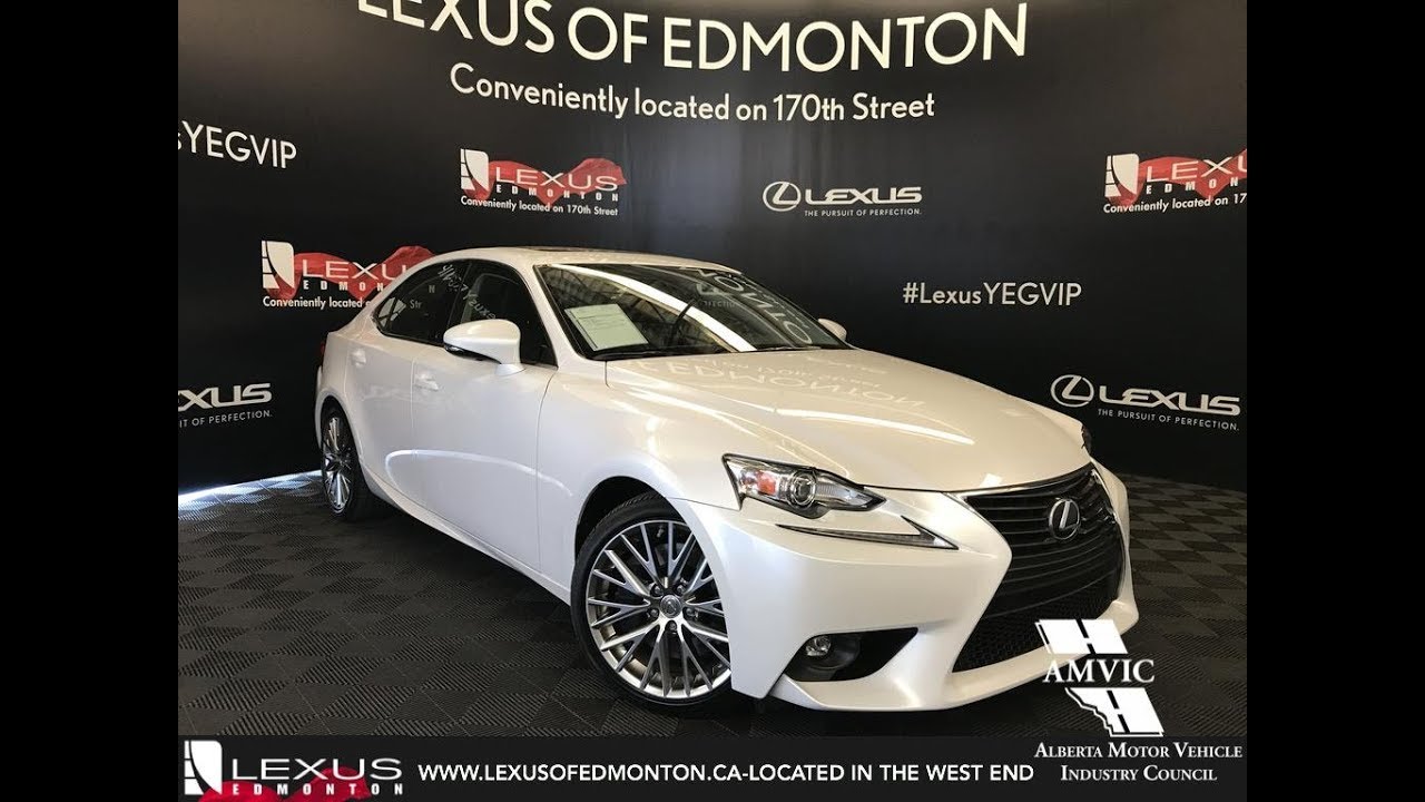 Lexus Certified Pre Owned White 2016 IS 300 Premium Package Review Red ...