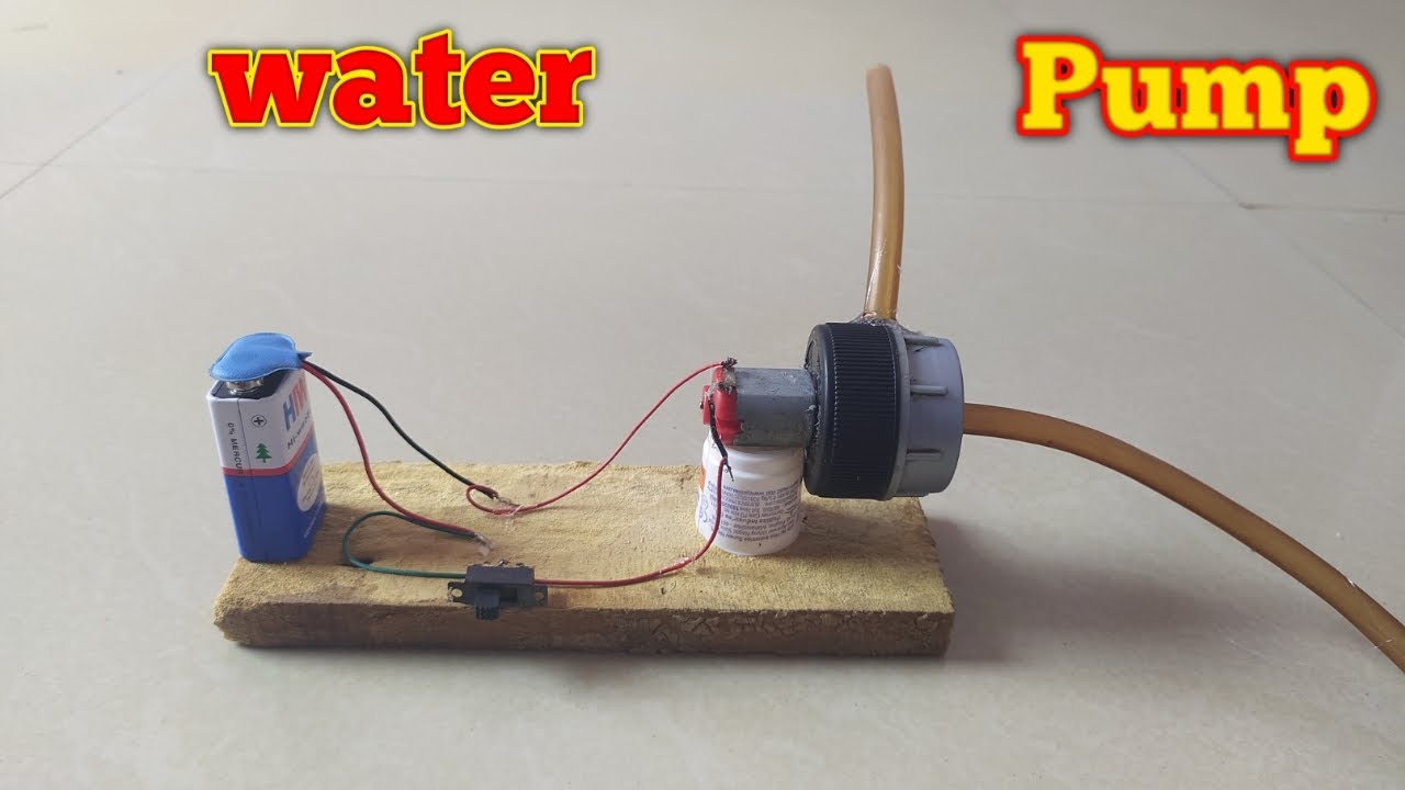 How To Make A Mini Water Pump - YouTube