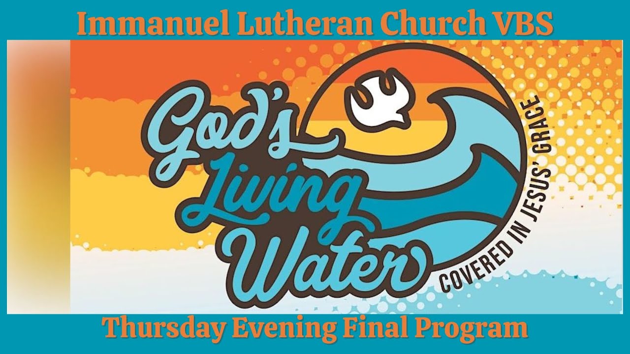 Immanuel Lutheran Church - Schleswig, Iowa - VBS Program - YouTube