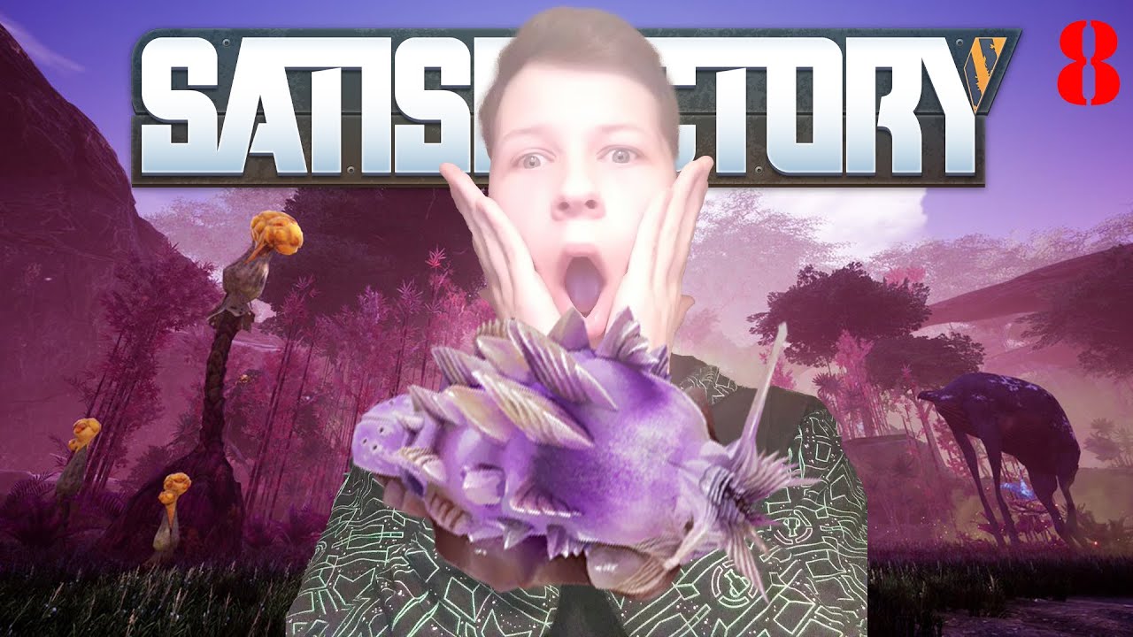 Pink forest I Satisfactory #8 - YouTube