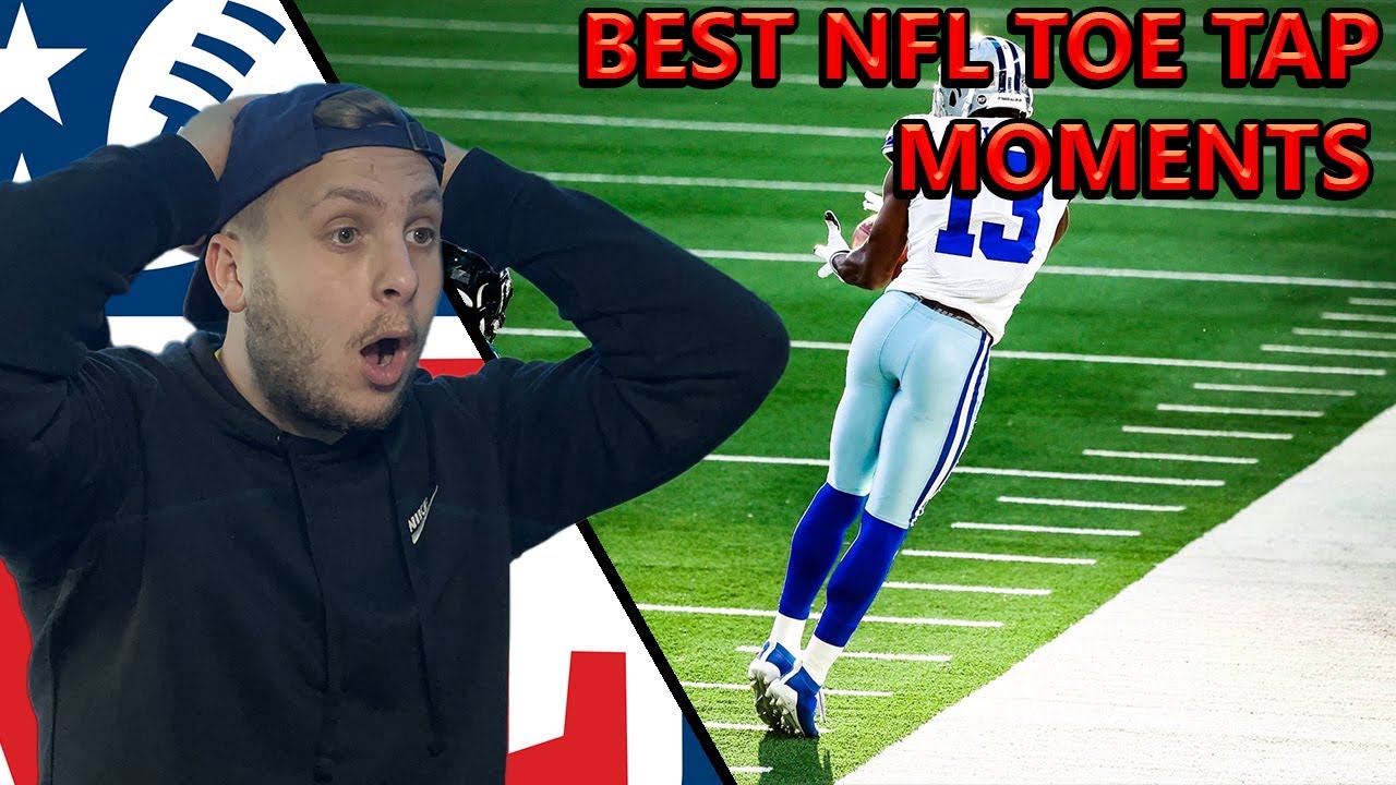 SOCCER FAN reacts to NFL TOE TAP PERFECTION MOMENTS - YouTube