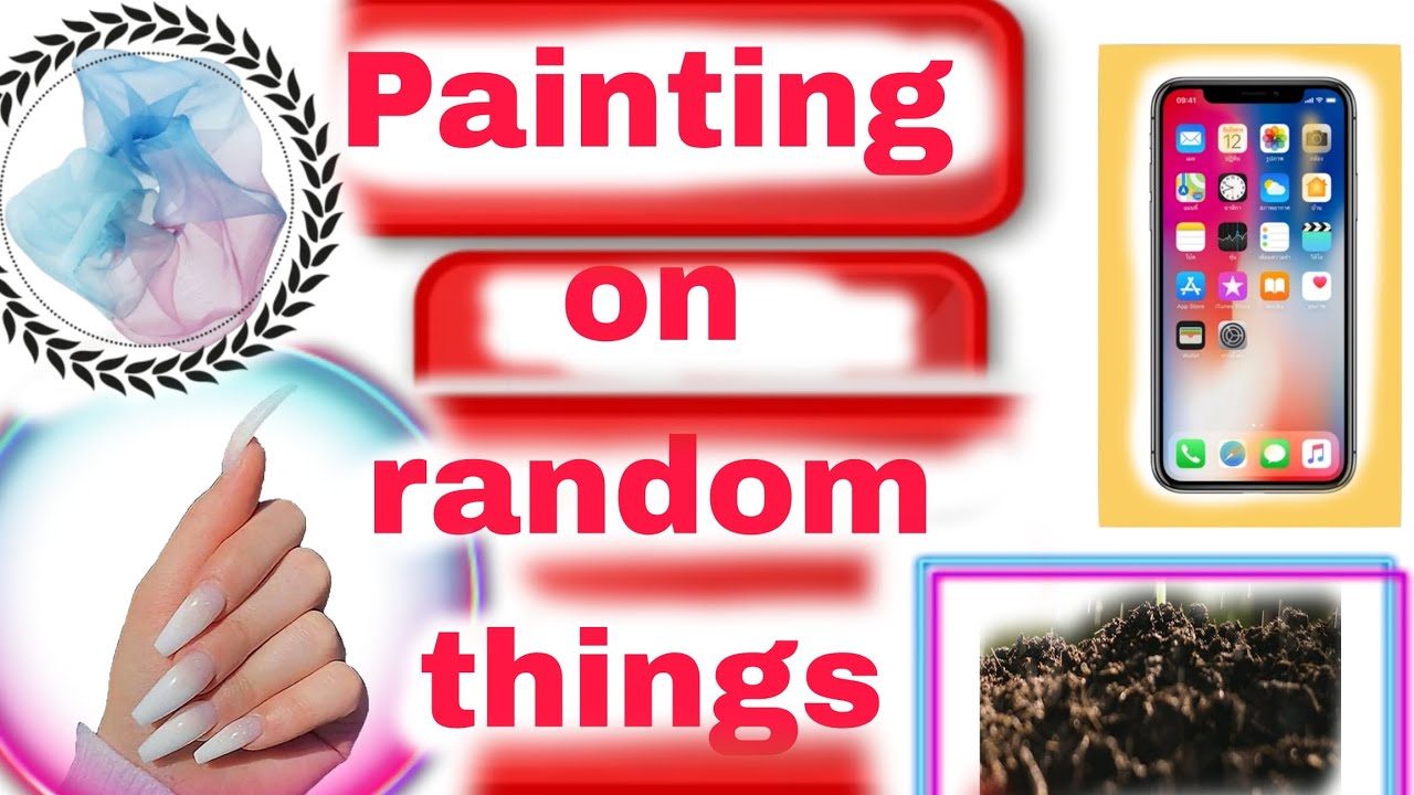 Painting on **Random Things** What happened😱 #youtube #youtubepartner # ...