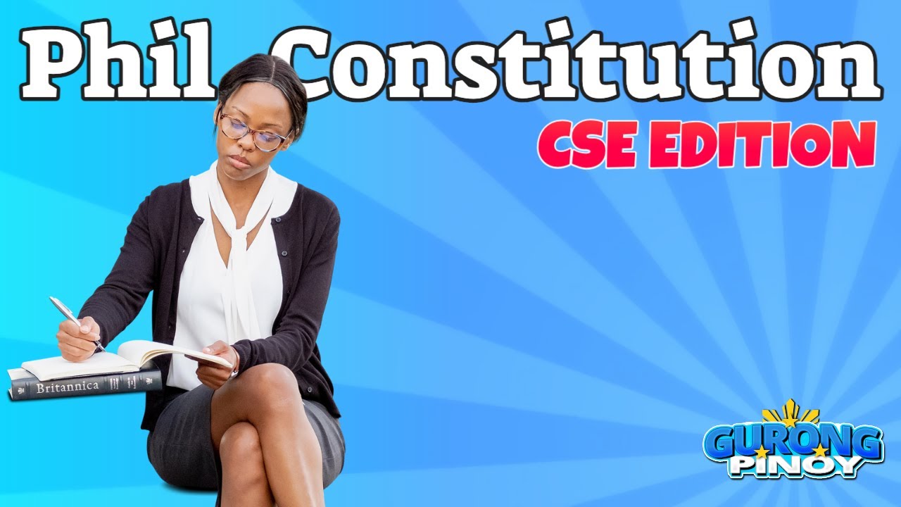 Civil Service Philippine Constitution Review - YouTube