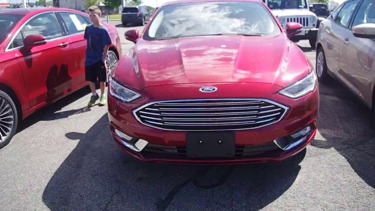 2017 Ford Fusion Titanium Walkaround - YouTube