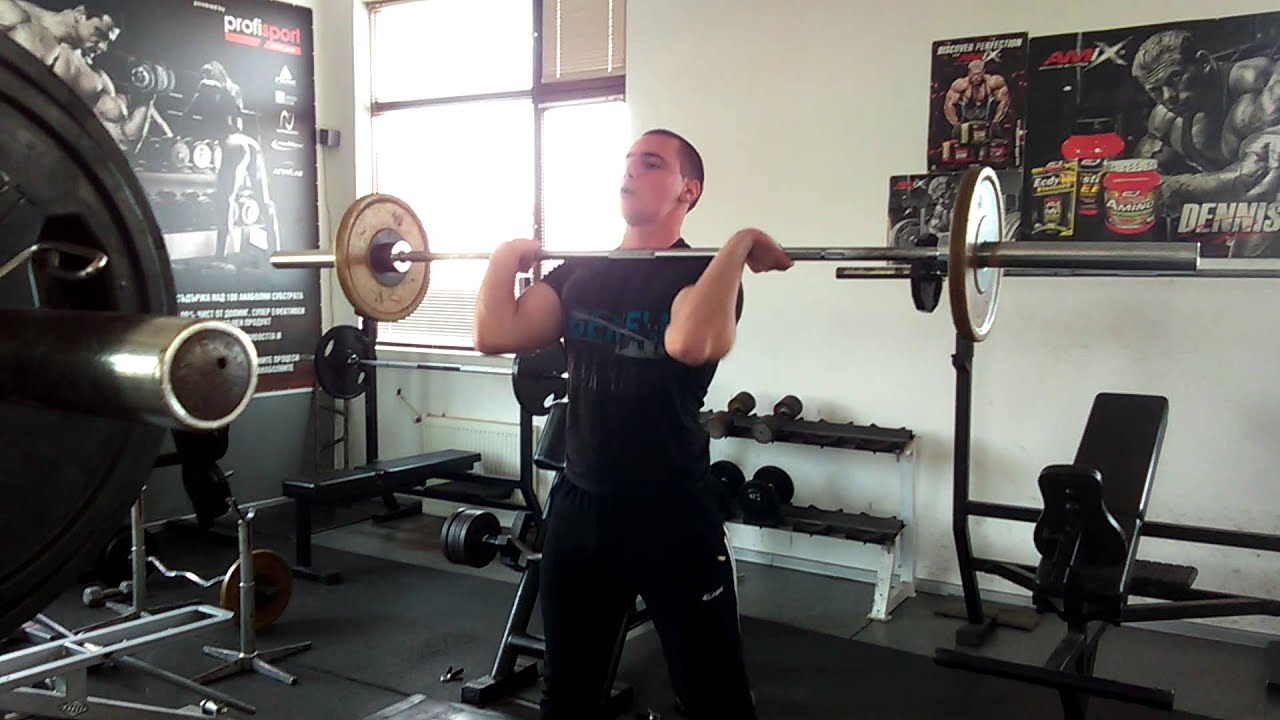 How to do very heavy push press - YouTube