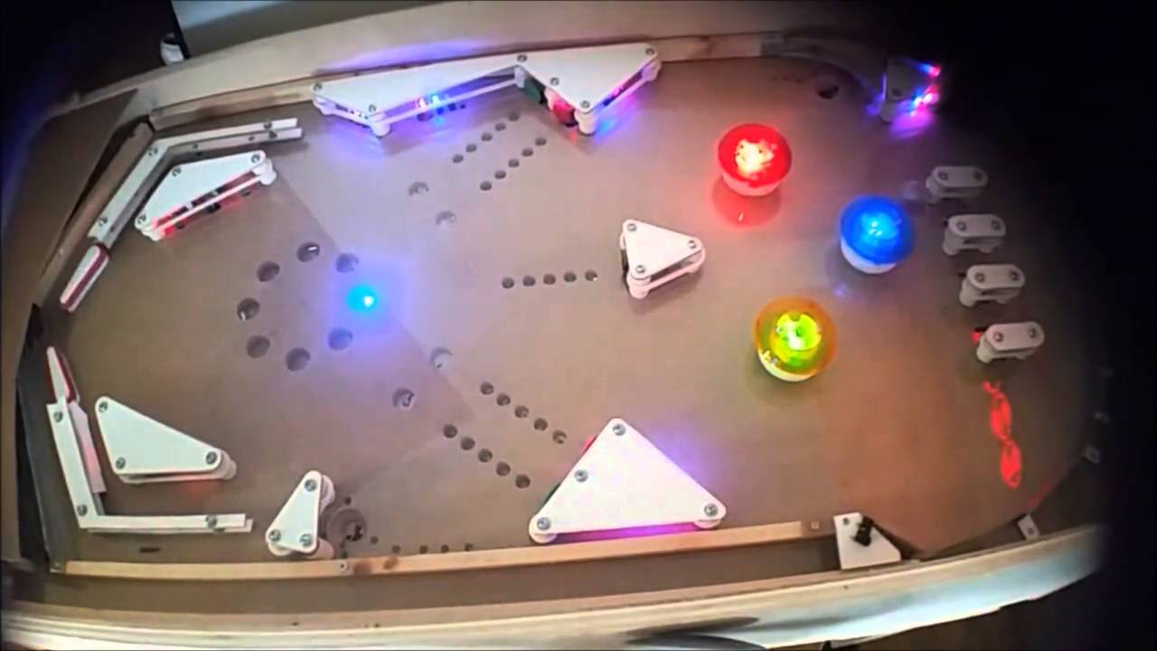 Homemade Real Pinball Machine - YouTube