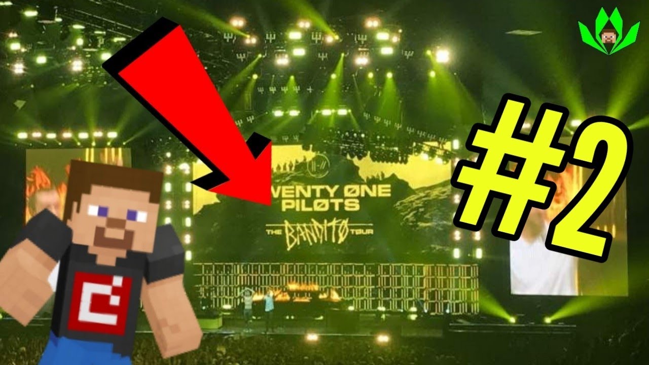 How To Build A Concert Stage in Minecraft - Twenty One Pilots Stage ...