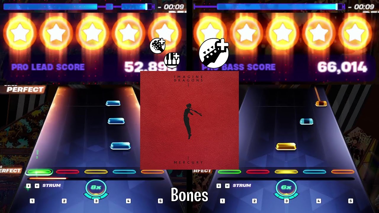 Bones | Pro Lead & Bass | Expert Flawless | Fortnite Festival - YouTube