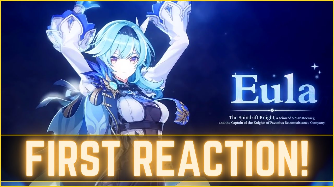 Eula Can DANCE!? 🥰 True Cryo QUEEN - Eula: Flickering Candlelight - First Reaction! 【Genshin ...