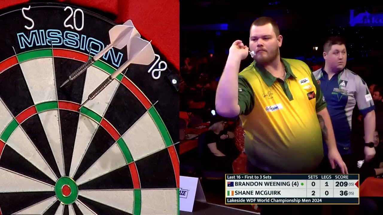 FULL GAME 🎯 Brandon Weening vs. Shane McGuirk • WDF World Darts ...