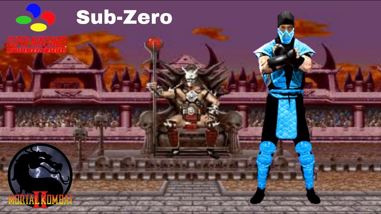 Mortal Kombat II ( SNES ) - Sub-Zero - Very Hard - Gameplay - YouTube