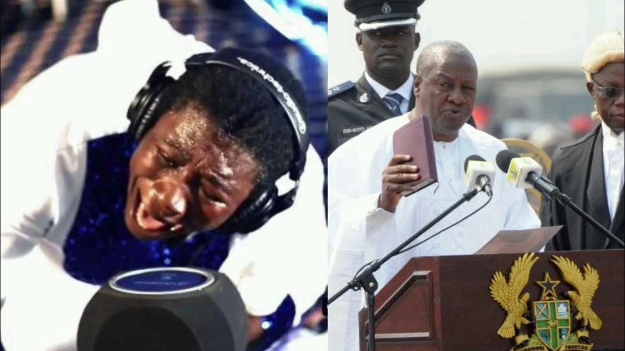 CECILIA MARFO PROPHETIC VICTORY SONG FOR PRESIDENT JOHN MAHAMA AND GHANA....A MUST WATCH😱🙏 - YouTube
