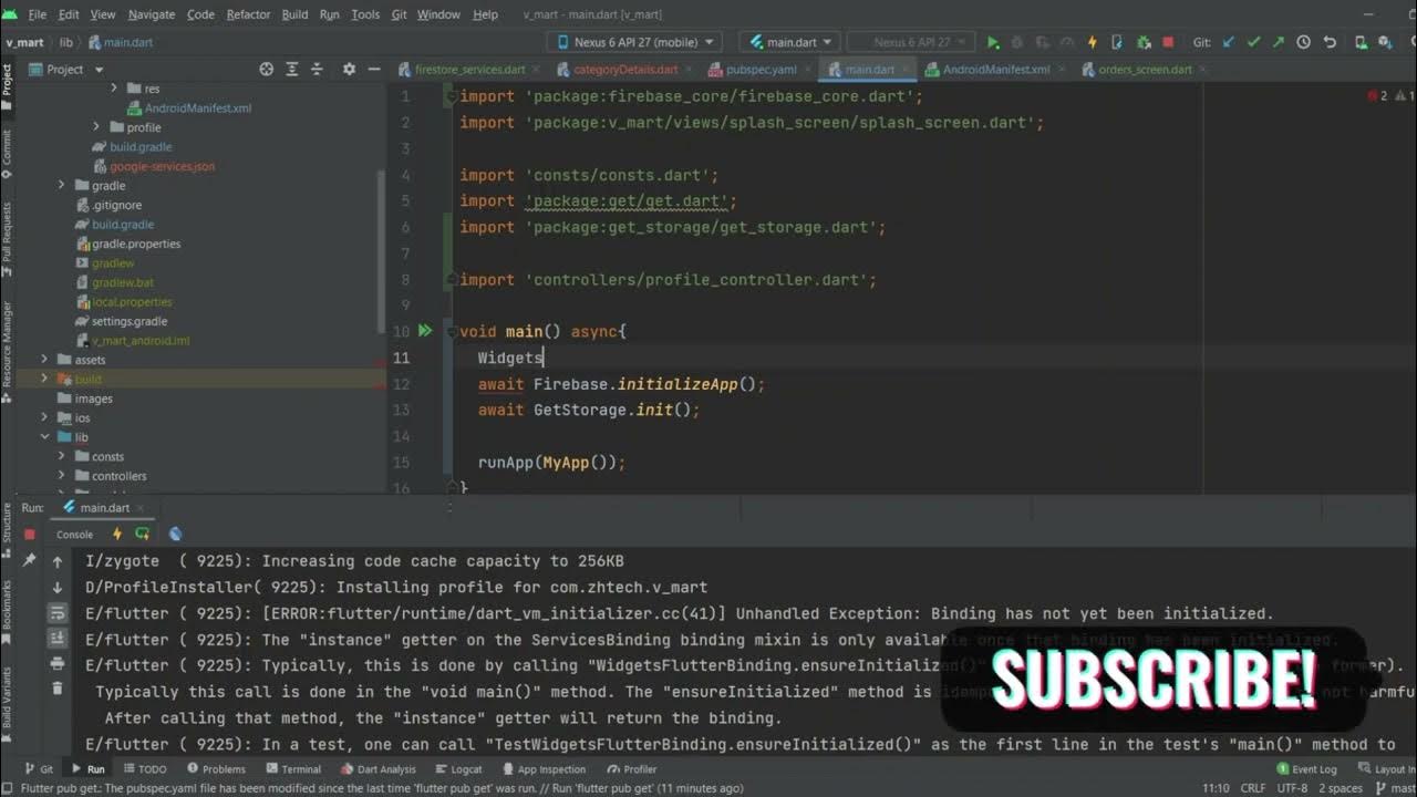 Flutter Binding | Enabale Flutter Binding | WidgetFlutterBinding - YouTube