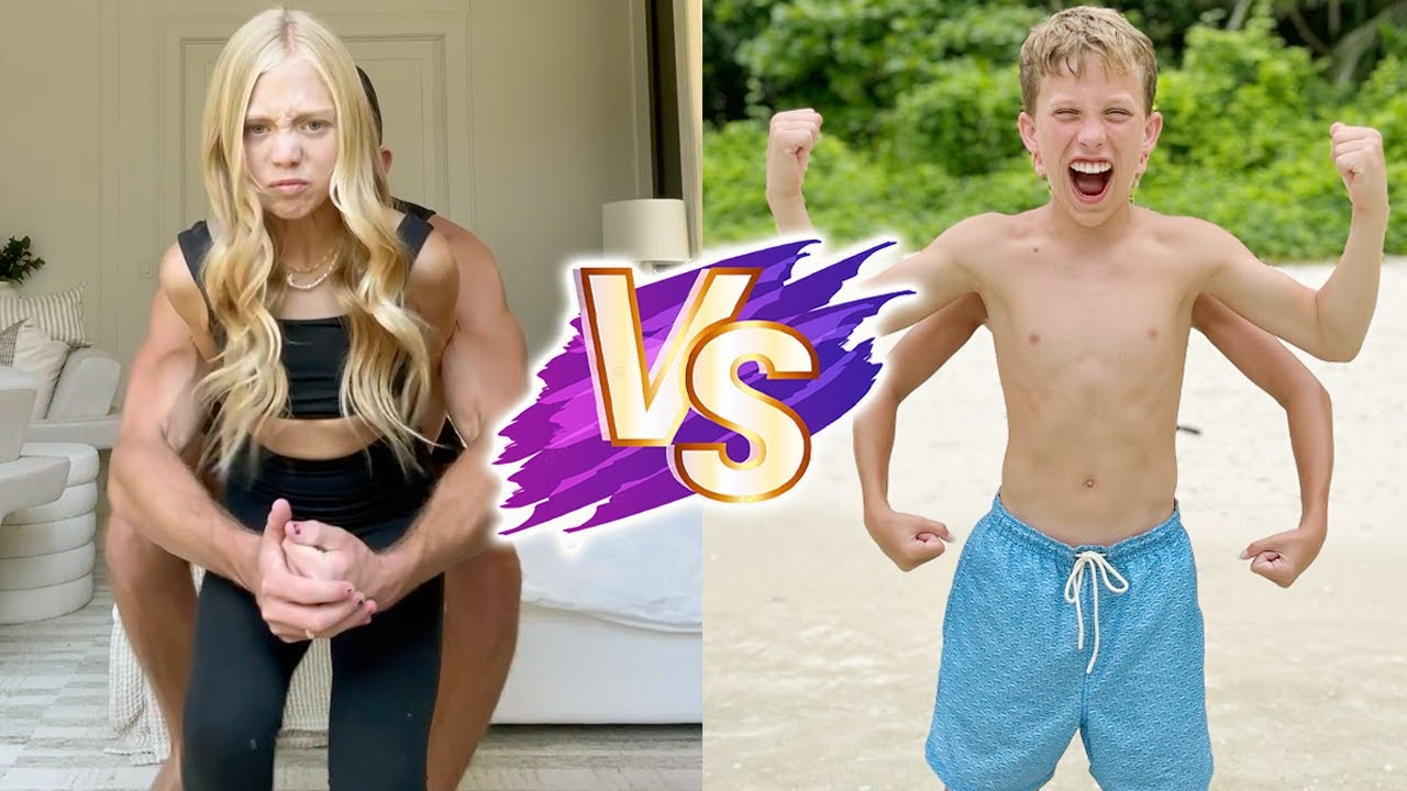 Paxton Myler VS Everleigh Rose (The LaBrant Fam) Natural Transformation ...