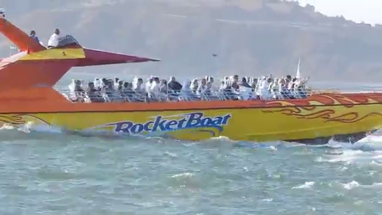 fishermans wharf rocket boat san francisco bay - YouTube