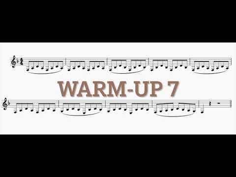 French Horn WARM-UP 7 Play Along - YouTube