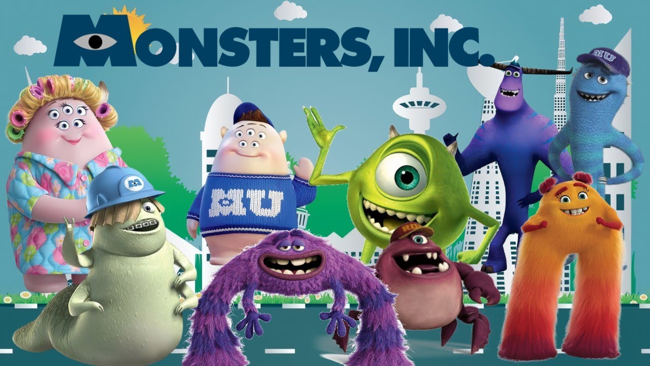 Looking for Disney Pixar monster inc. Mike Wazowski, Needleman, Smitty ...