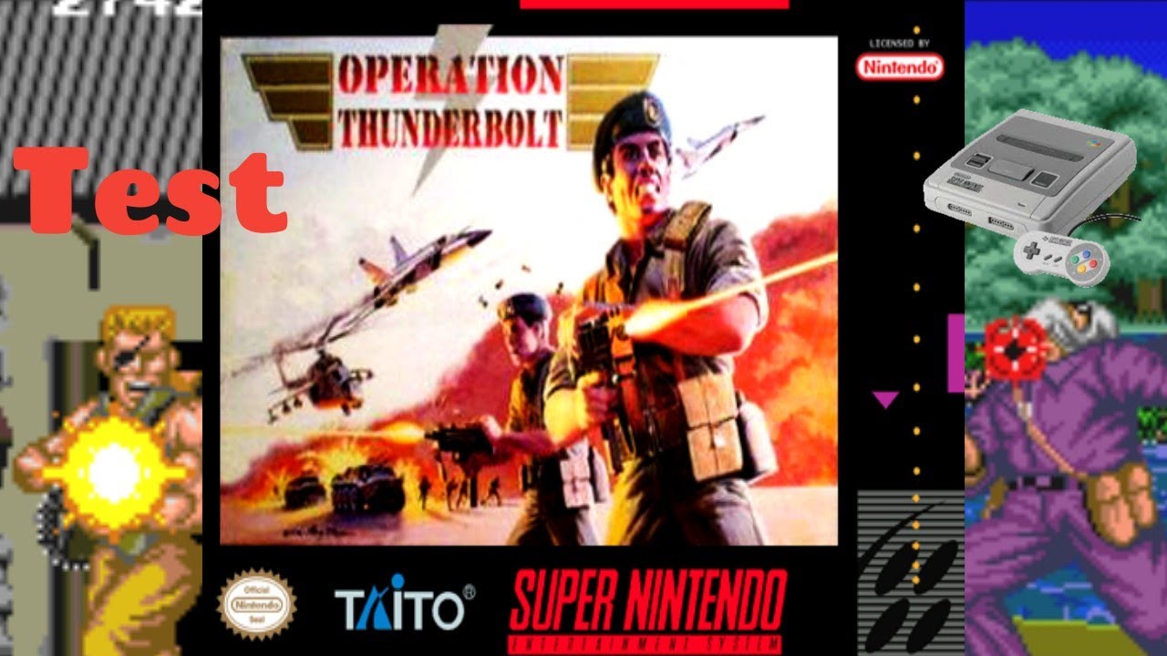 Test éclaté - Operation thunderbolt ( super nes ) - YouTube