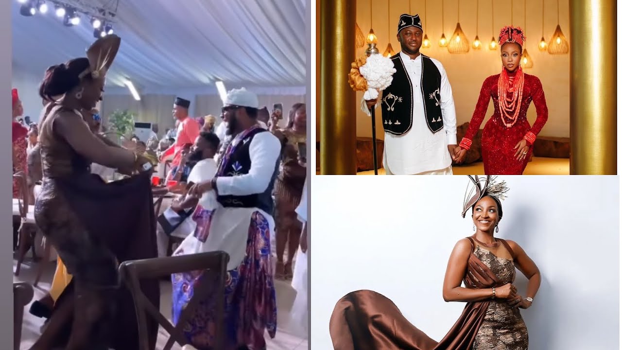 KATE HENSAW beautiful Efik dance at Actress, Ini Dima Okojie wedding ...