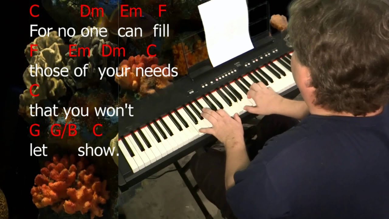 Learn to Play "Lean On Me". Key = C Major. - YouTube