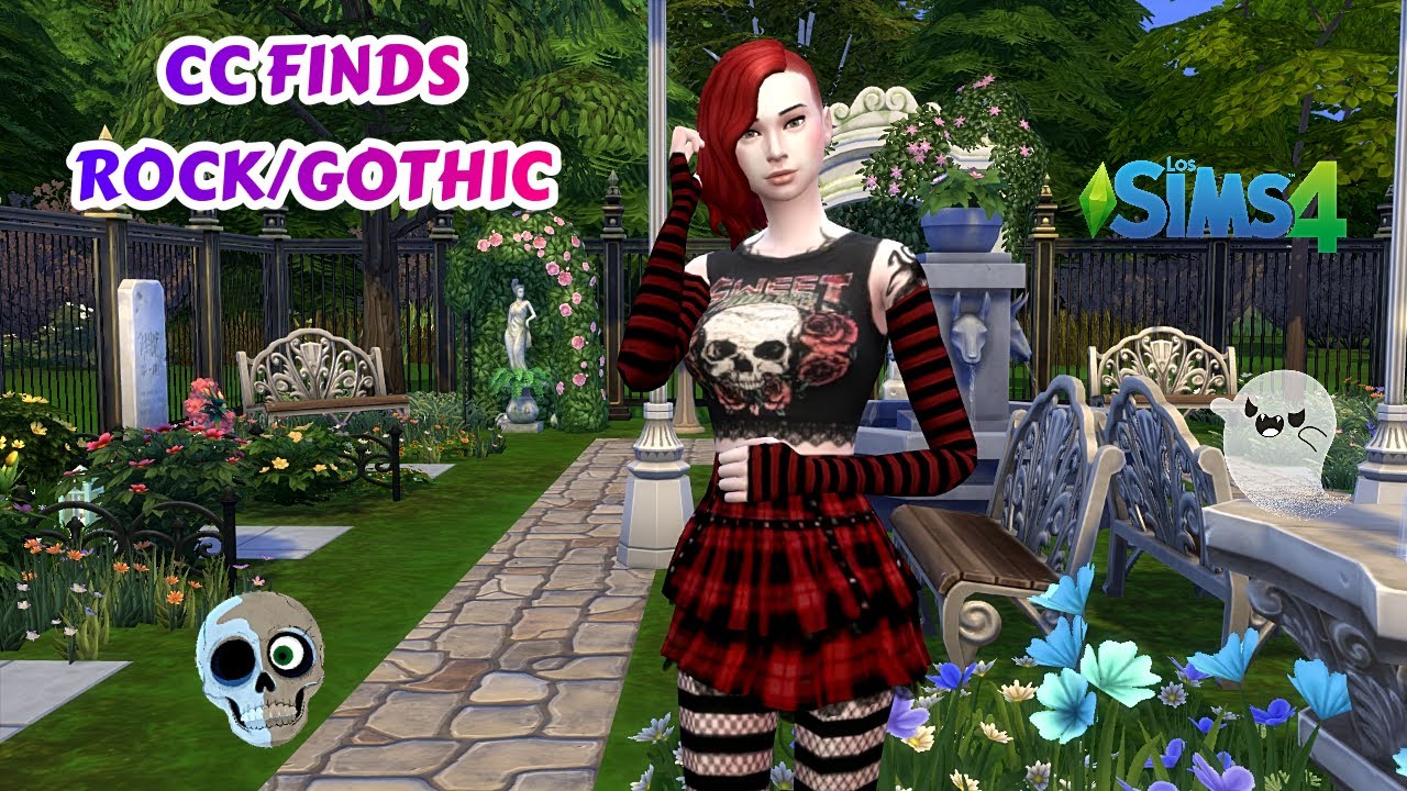 CC FINDS 🧥 Rock/Gothic 🤘 CC Links 🔹Los Sims 4 🔹 - YouTube