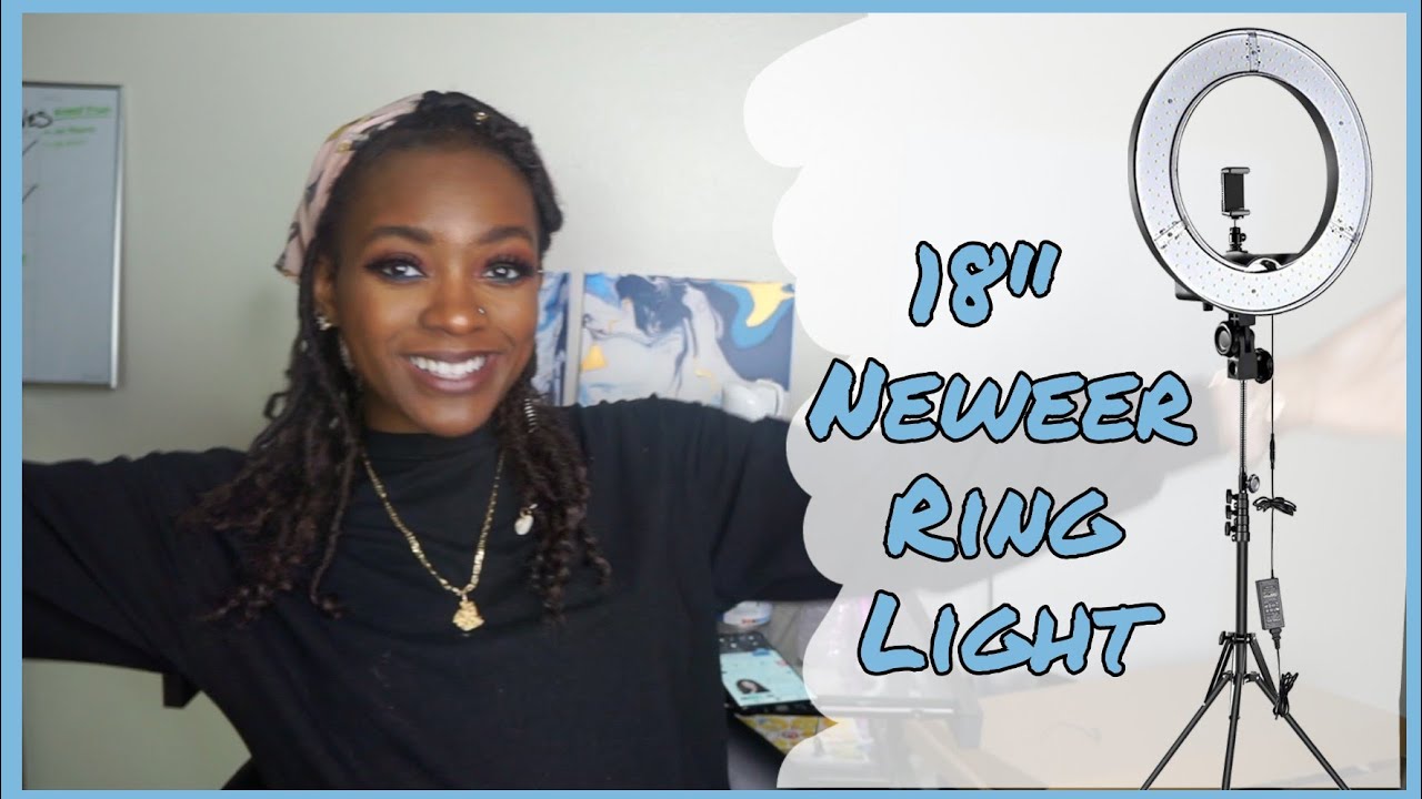Unboxing & Review of 18" Neweer Ring Light from Amazon - YouTube