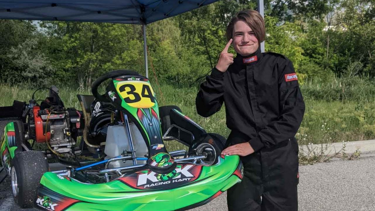 Cobra Karting | Number 34 | Logan Mclean | 1st Podium Race - YouTube