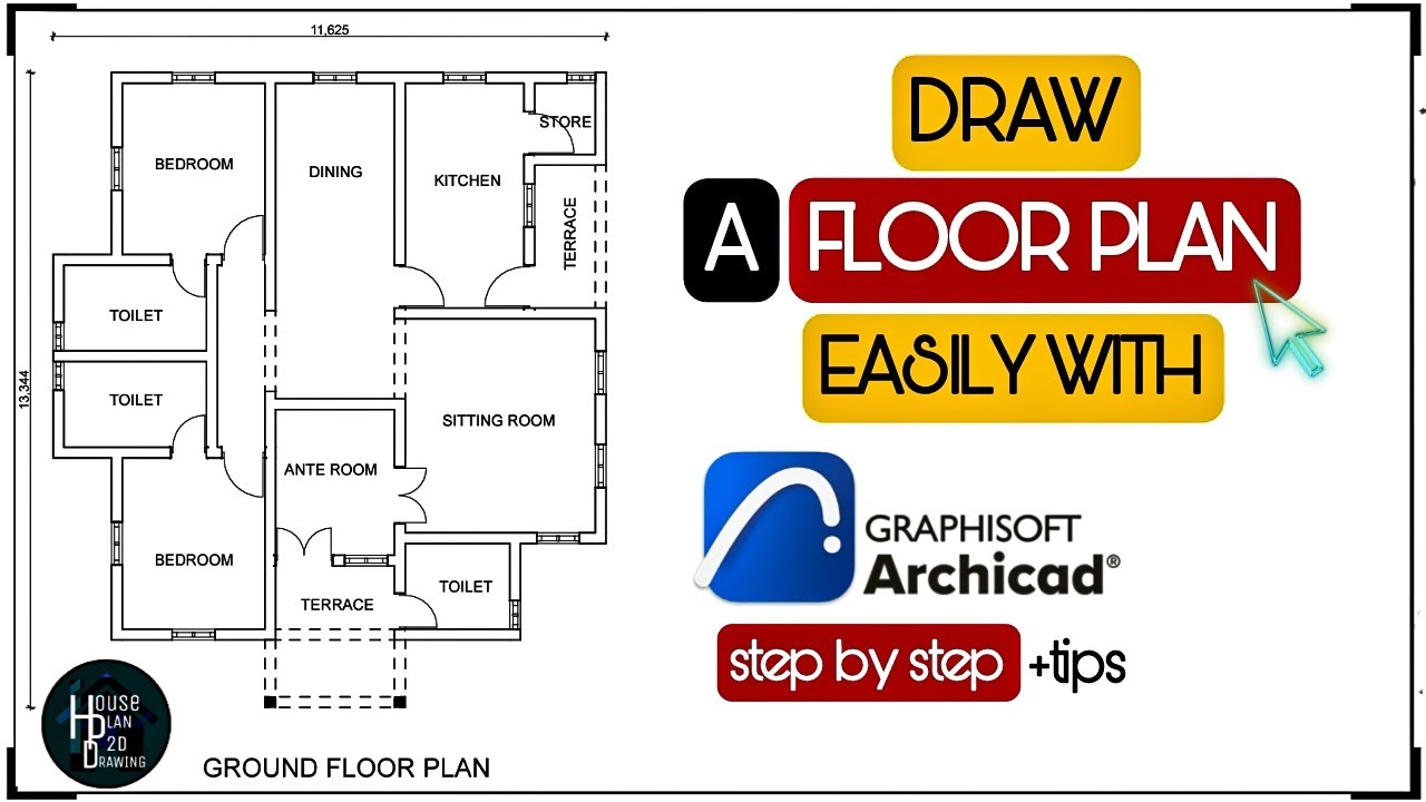 Draw A Floor Plan Easily With Archicad Step By Step Tips archicad draw-a-floor-plan-easily-with-archicad-step-by-step-tips-archicad