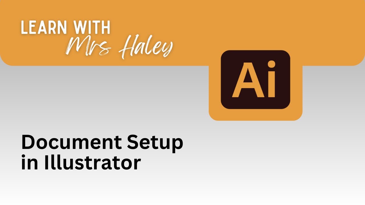 Document Setup in Illustrator - YouTube