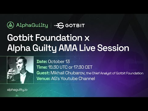 AlphaGuilty Live AMA session with Mikhail Chubarov, Chief Analyst at Gotbit Foundation - YouTube