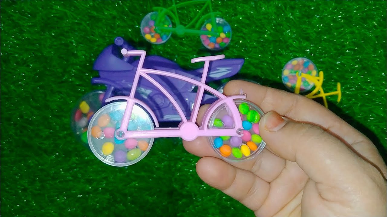 cycle motorcycle candy chocolate - YouTube