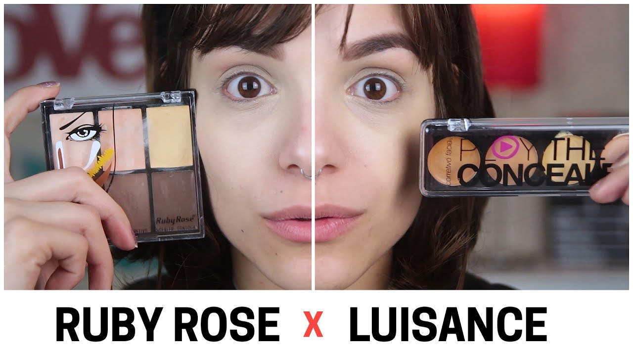 BATALHA DE MAKES | CORRETIVO RUBY ROSE x LUISANCE 😱 - YouTube
