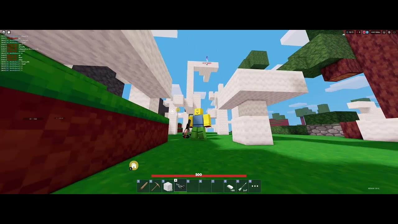 Intense bow fight with my friend in Roblox Bedwars! - YouTube